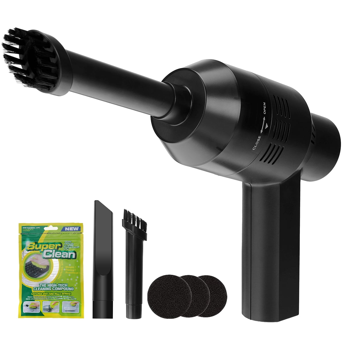 MECO Keyboard Vacuum Cordless Mini Computer Vacuum Keyboard Cleaner ...