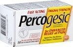 Percogesic Aspirin Original Coated Tablets, 50 Count