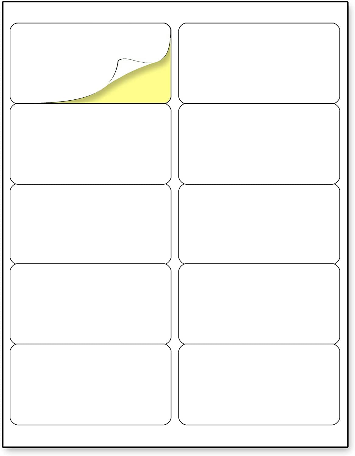 WEPSEN 30 Sheets, Printable White Sticker Labels, Laser/Inkjet Printing ...