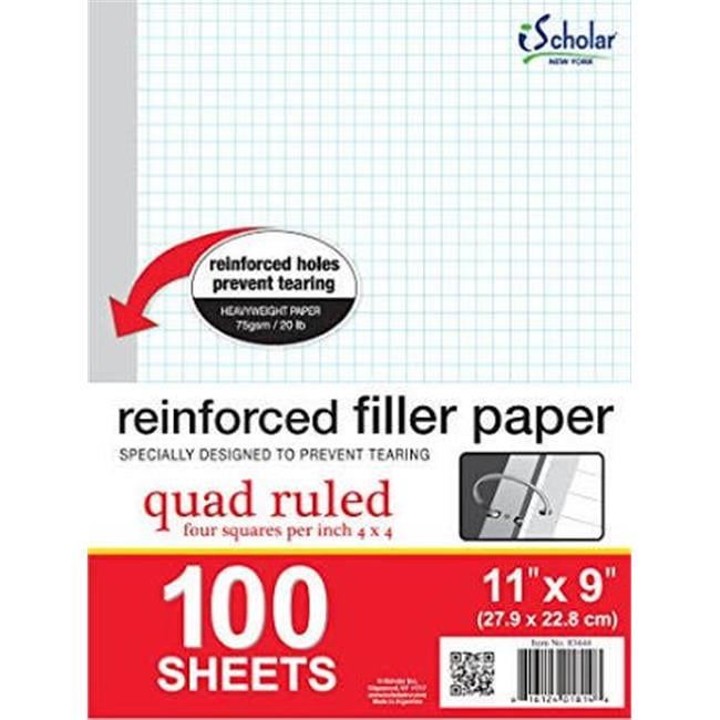 Roaring Spring 83444 8.5 x 11 in. Filler Paper Graph – White 100 Sheet