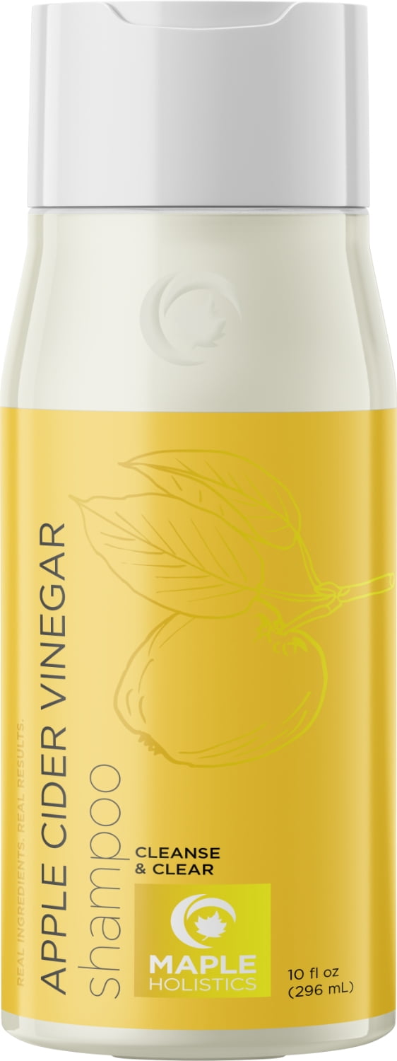 Maple Holistics Apple Cider Vinegar Shampoo for Dry Scalp and Flakes (10 oz)