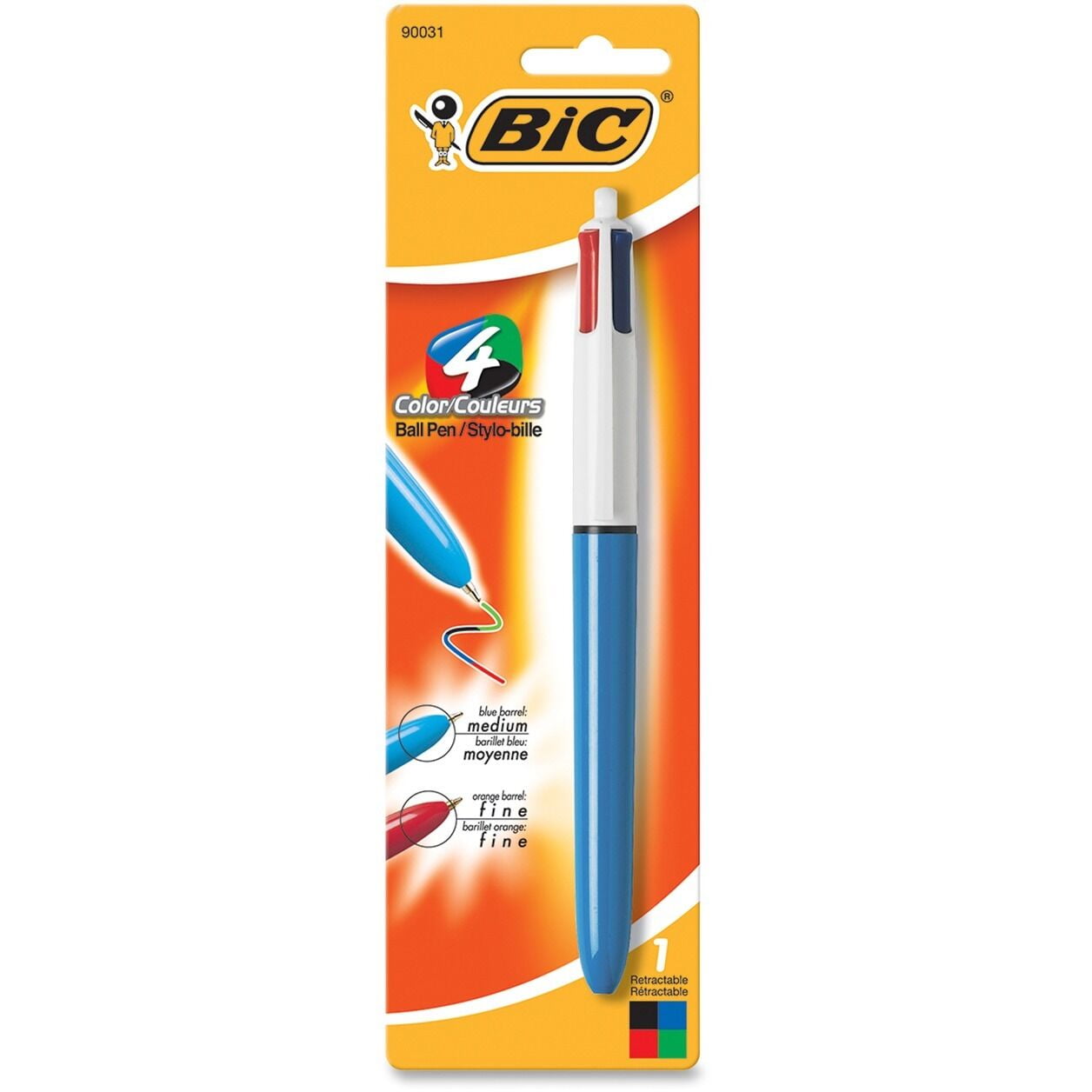 BIC 4-Color Retractable Pen
