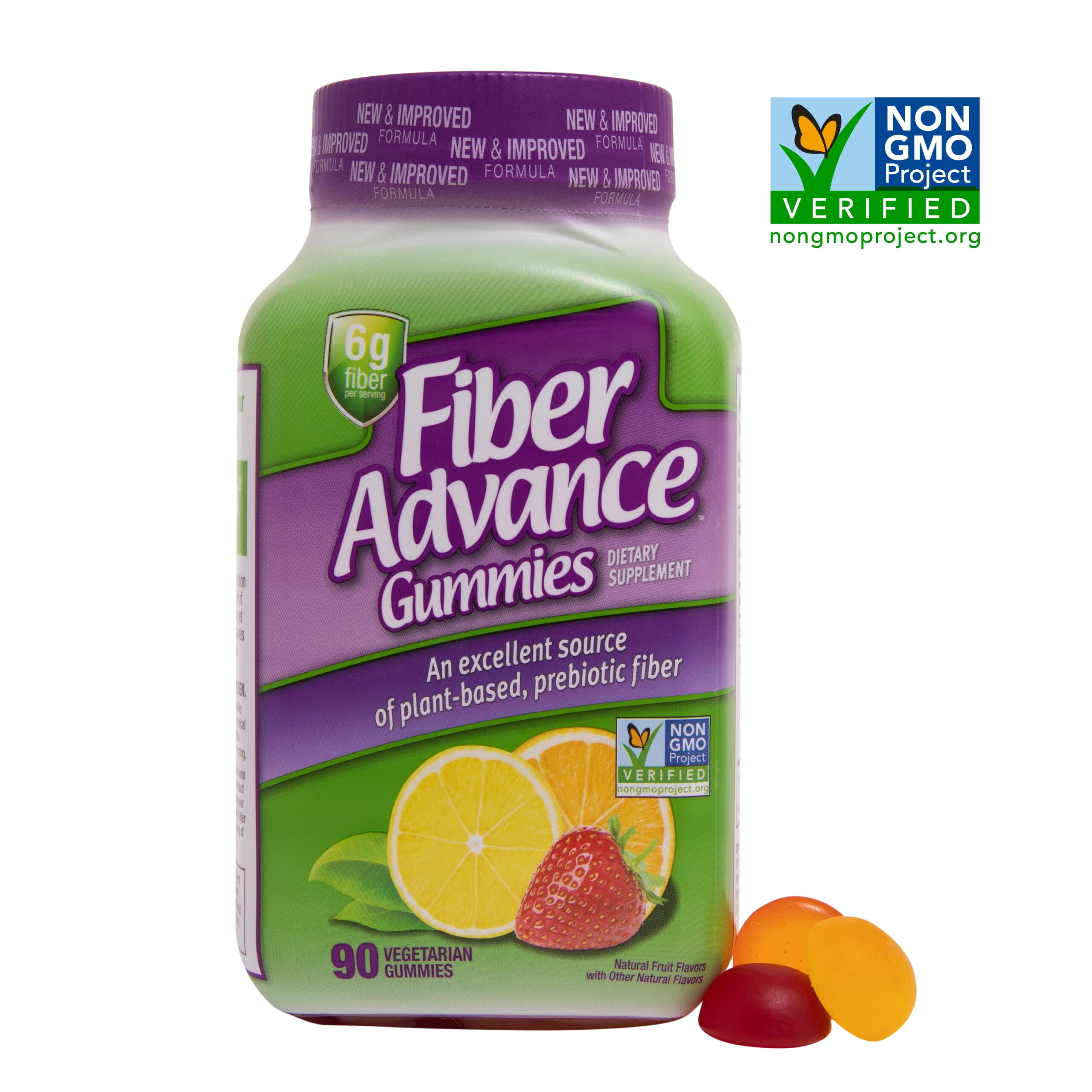 Fiber Advance Daily Fiber Gummies, 90 Ct