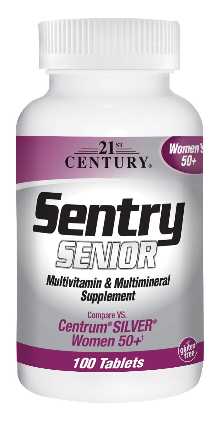 21st Century Sentry Senior Multivitamin and Multimineral Supplement ...