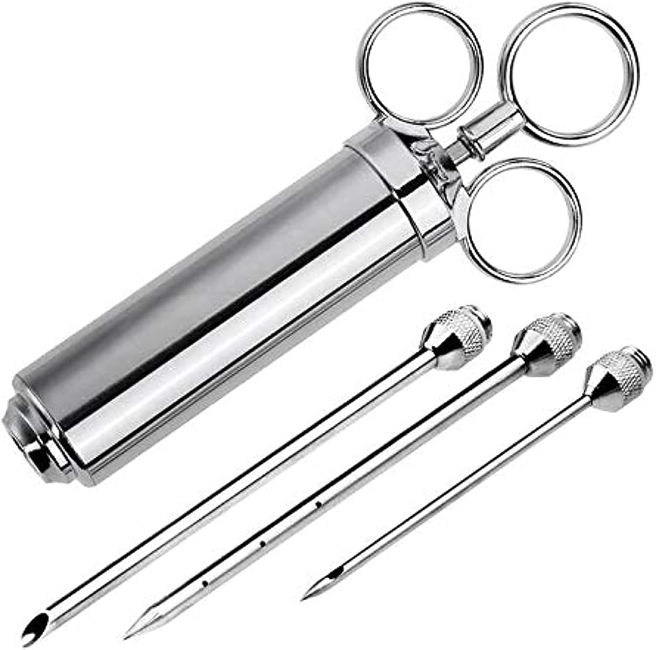 Injector Syringe Kit 2-oz Turkey Injector Syringe 304 Stainless Steel ...